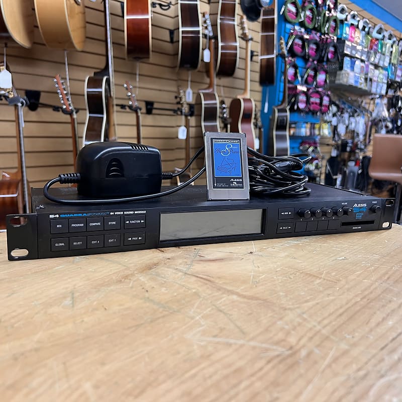 Alesis S4 QuadraSynth 64-Voice Sound Module Rack Unit | Reverb