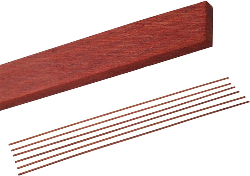 StewMac Natural Wood Guitar Bindings, Bloodwood - 6 Pack | Reverb
