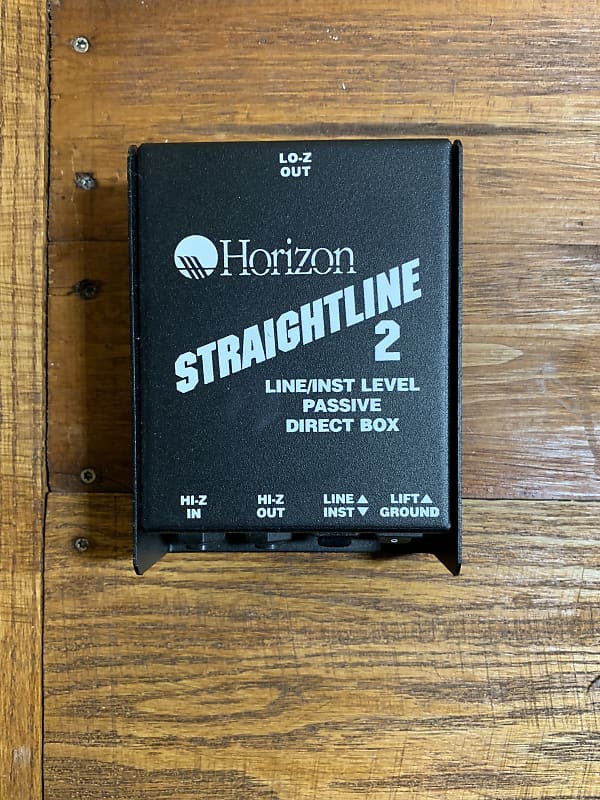 Horizon Horizon Straightline 2 Passive Direct Box Black | Reverb