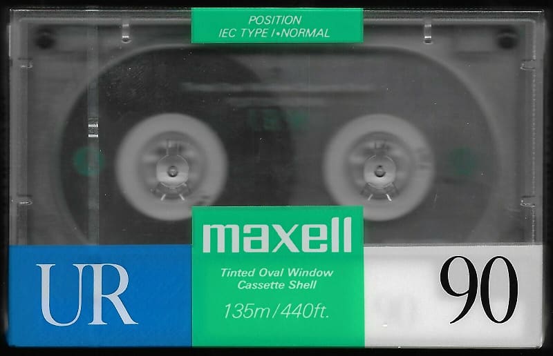 Maxell Normal Position Type I, UR 90 Cassette 135m /90Min | Reverb UK