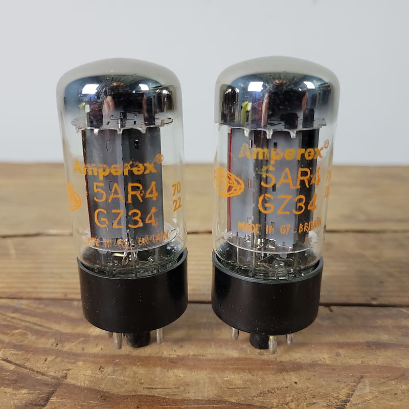 Mullard Amperex 5AR4/GZ34 Rectifier Tubes - Pair | Reverb