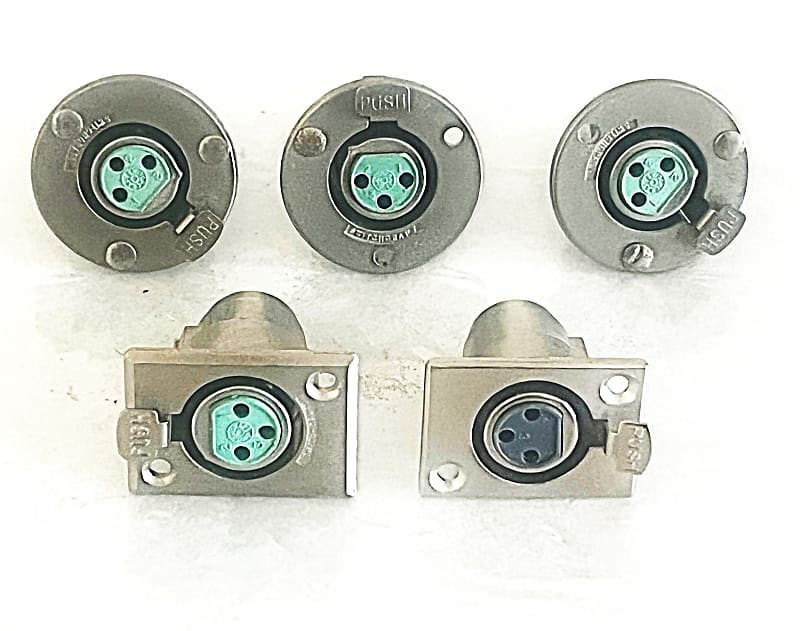 Switchcraft 3 Pin Female XLR Panel / Chassis Mount Connector | Reverb