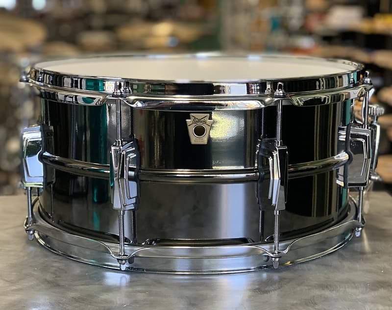 Ludwig 6.5x14 Black Beauty 8 Lug Smooth Shell Imperial Lugs - | Reverb