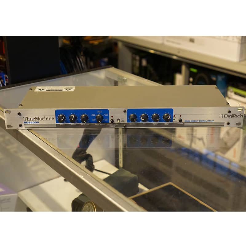 Digitech RDS8000 Time Machine Rackmount Digital Delay Silver | Reverb