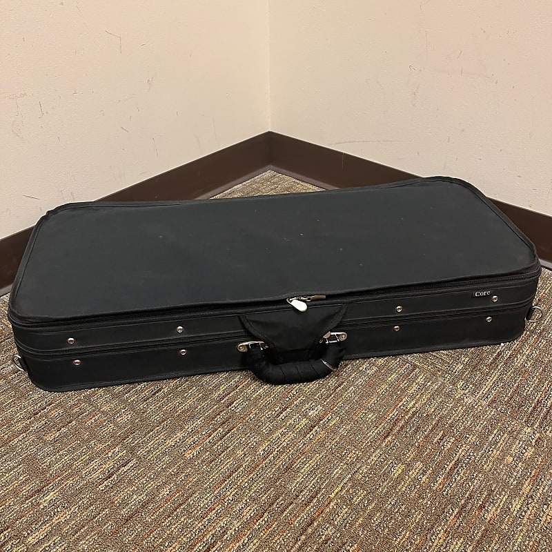 Core Double 4/4 Violin Fiddle Case Black | Reverb