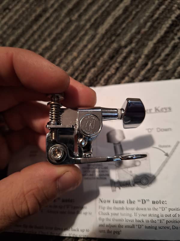 Hipshot GT2 Electric Xtender Shaller Style 2024 - Chrome | Reverb