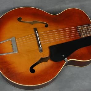 Beautiful Vintage 1950's Silvertone Archtop Acoustic Guitar | Reverb
