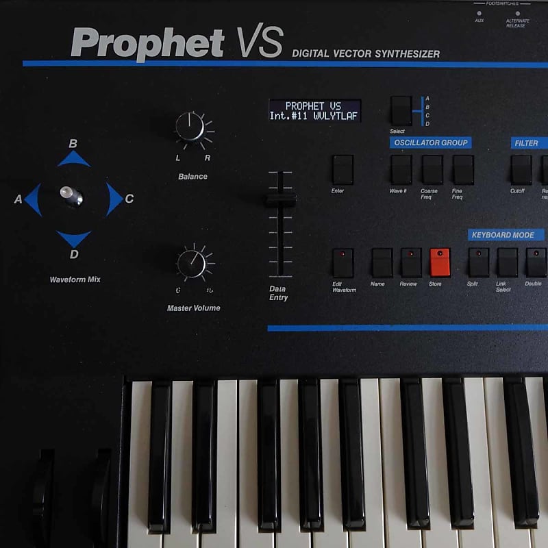 Sequential Circuits Prophet VS OLED Display NEW - Blau | Reverb Canada