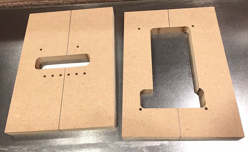 Stratocaster Tremolo Routing Template Set. Made & shipped | Reverb