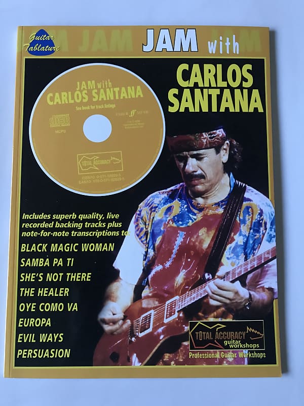Jam with Carlos Santana (w/ CD!) Guitar Tab | Reverb