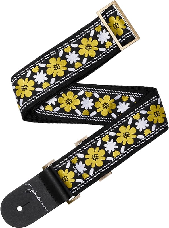 D'Addario John Lennon Signature Jacquard 2" Guitar Strap, | Reverb