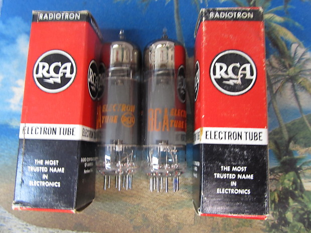 PR NOS RCA 6BQ5 Tubes 1960s Clear, USA, Matched Batch Numbers | Reverb