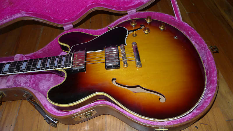 Gibson ES-355 Mono Stop Tail 1959 Sunburst | Reverb