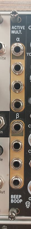Beep Boop Electronics Active Mult - Black & Gold - EURORACK | Reverb
