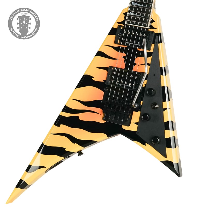 New Jackson Custom Shop Rhoads RR1 Bengal Tiger Yellow | Reverb