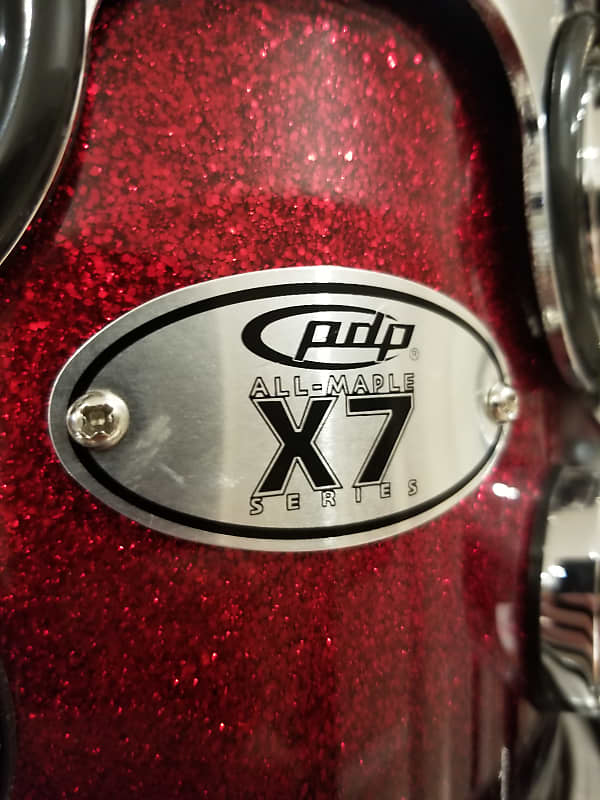 PDP X7 series 2011 - Red to black sparkle | Reverb Canada