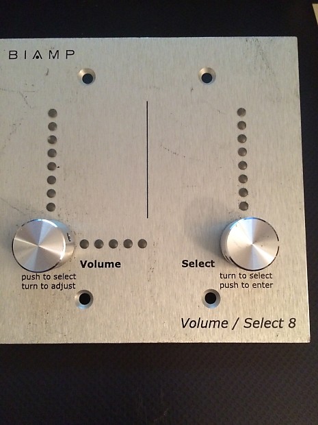 Biamp Volume / Select 8 Direct Address Select Wall Plate for | Reverb