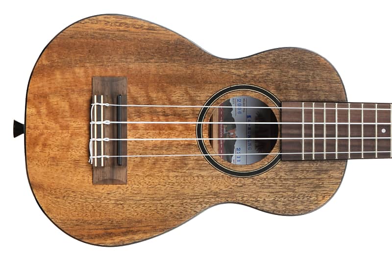 Kala KA-CM-SLN Curly Mango Soprano Long Neck Ukulele | Reverb