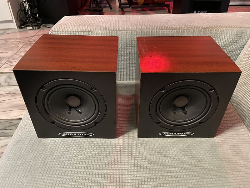 Auratone 5C Sound Cubes matched pair (passive) - Mahogany | Reverb