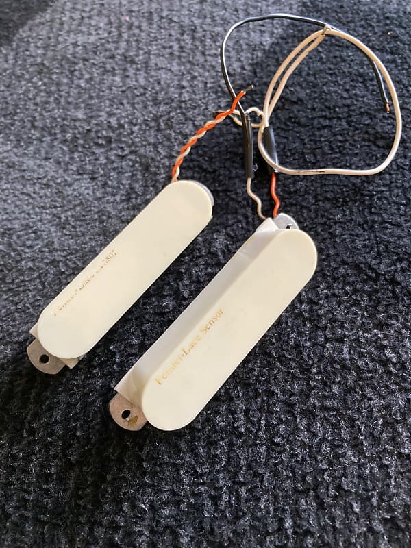Late 80's Fender Lace Sensor Gold PICKUPS (Two) Strat Plus | Reverb
