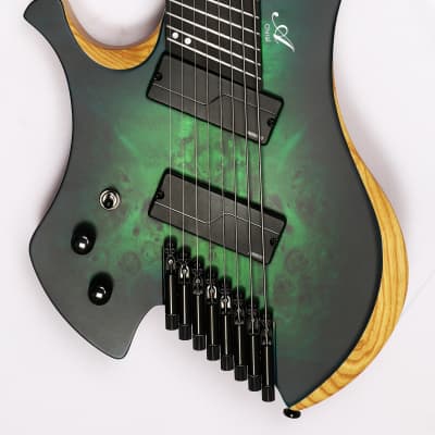 Agile 8 String Multi-Scale Fan Fret Headless Left Handed | Reverb