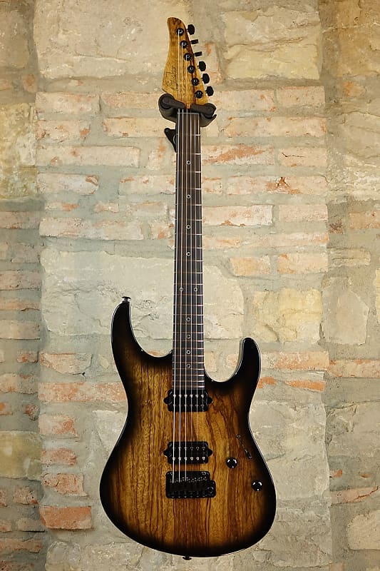 SUHR Custom Order Modern HH - Full Black Limba, Ebony | Reverb