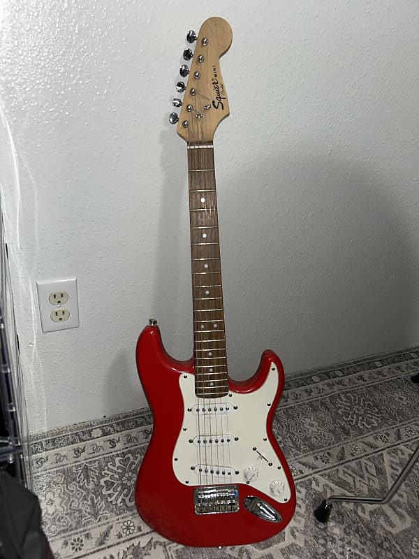 Squier Fender mini guitar | Reverb