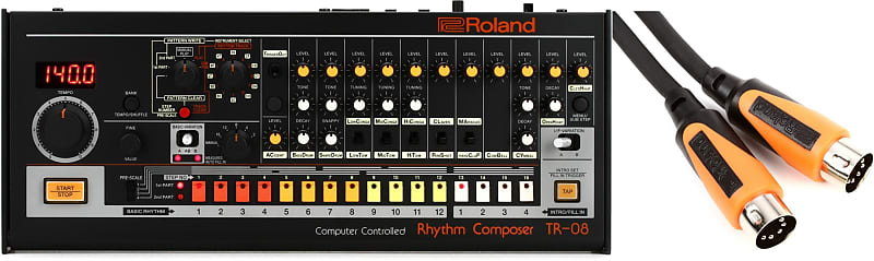 Roland RMIDI-B3 Black Series MIDI Cable - 3 foot Bundle with | Reverb