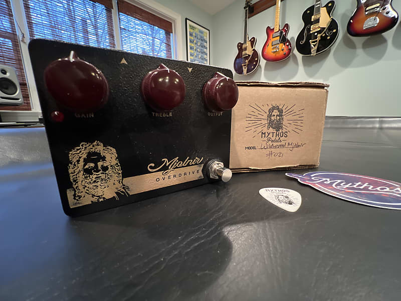 Mythos Pedals Wildwood Mjolnir Overdrive EARLY Model #21 | Reverb
