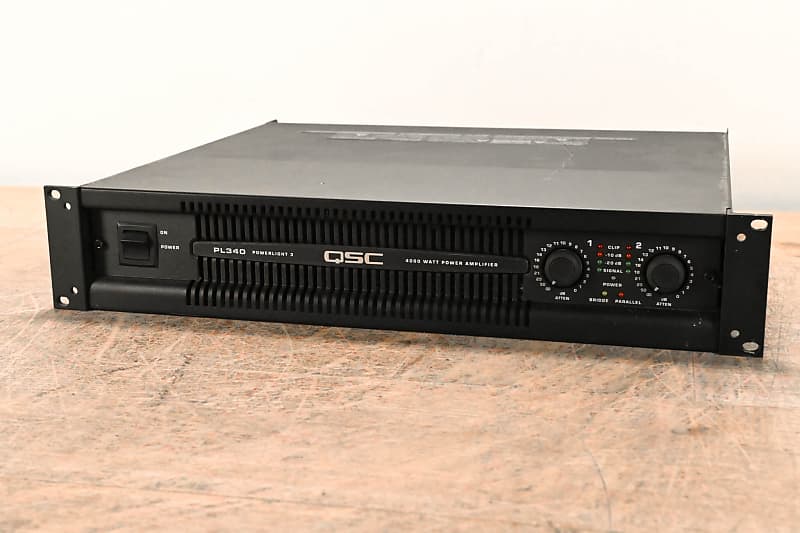 QSC PL340 Powerlight 3 Series 2-Channel Power Amplifier | Reverb UK
