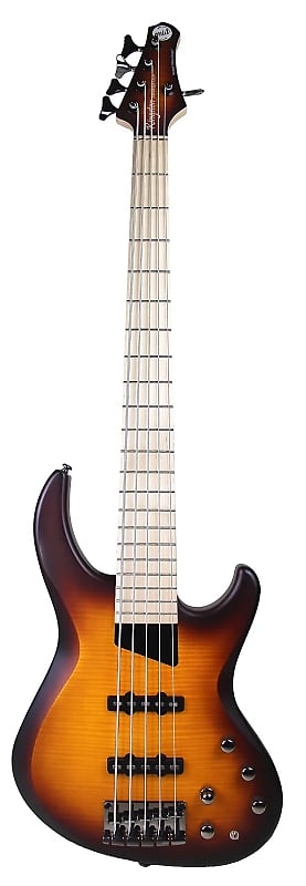 MTD Saratoga Deluxe 5 String Deep Cherry Burst | Reverb