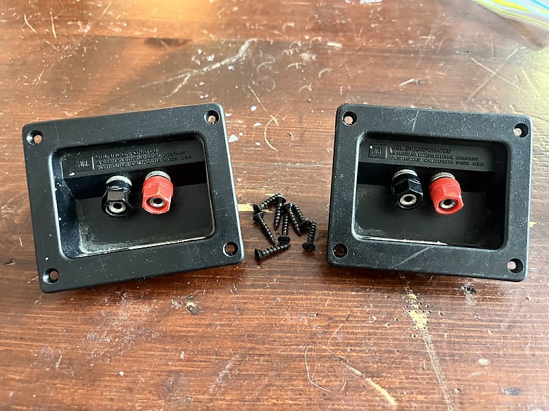 JBL 4412a terminal pair binding posts with original mounting | Reverb