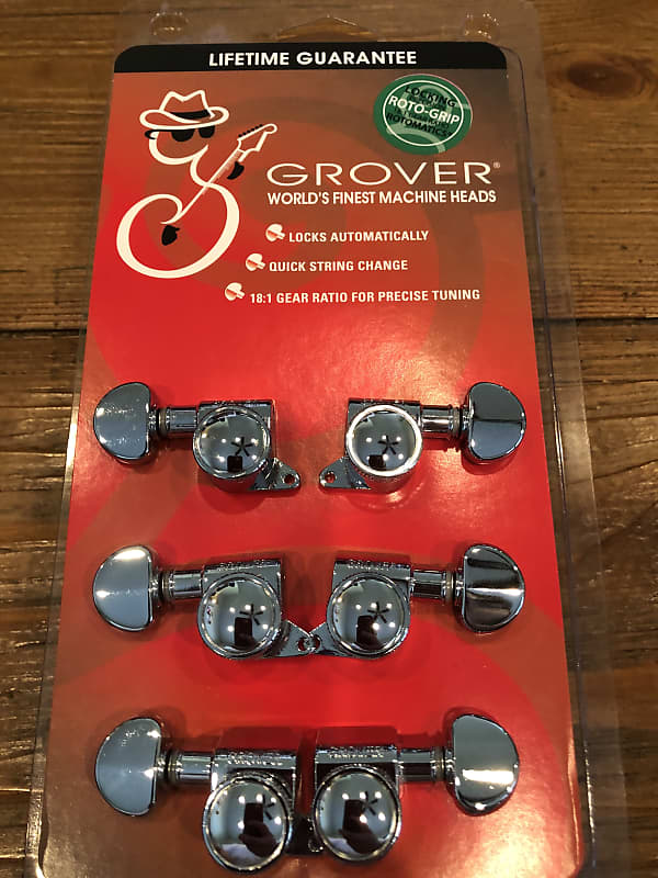 Grover 505C Mini Roto-Grip Locking Rotomatics - Chrome | Reverb