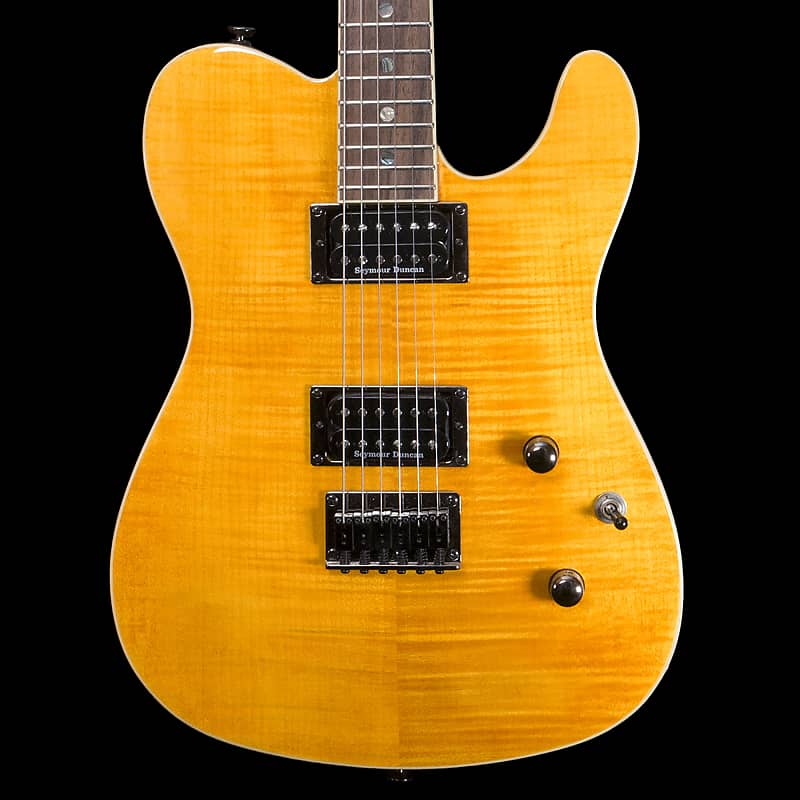 Fender Special Edition Custom Telecaster HH FMT - Amber | Reverb UK