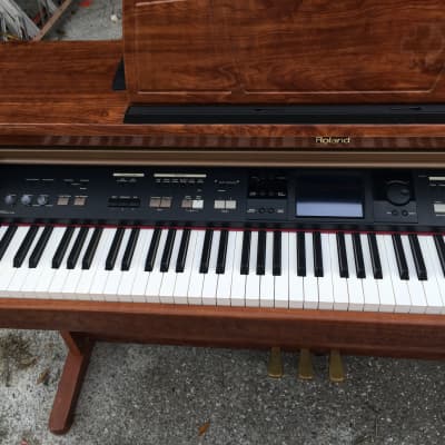 Roland KR-107 Digital Intelligent Piano Polished Mahogany | Reverb