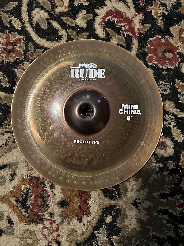 Paiste 8 inch rude china prototype | Reverb