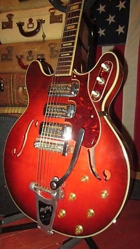 Vintage 1964 Harmony Airline H77 Three Pickup Archtop | Reverb