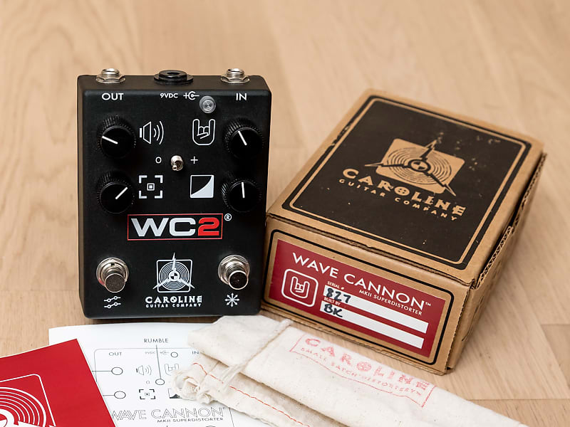 Caroline Wave Cannon MkII Superdistorter Guitar Effects Pedal | Reverb
