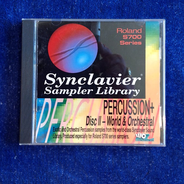 ILIO Synclavier "Percussion +" DISC 2 CD-ROM for Roland | Reverb