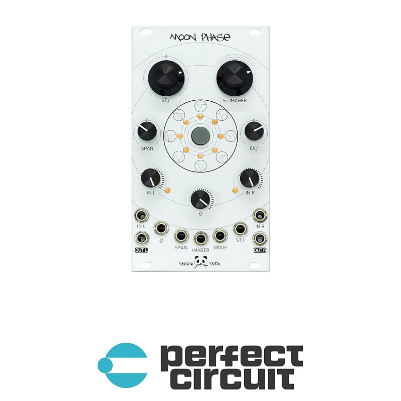Patching Panda Moon Phase Stereo Multimode Filter (Silver) | Reverb
