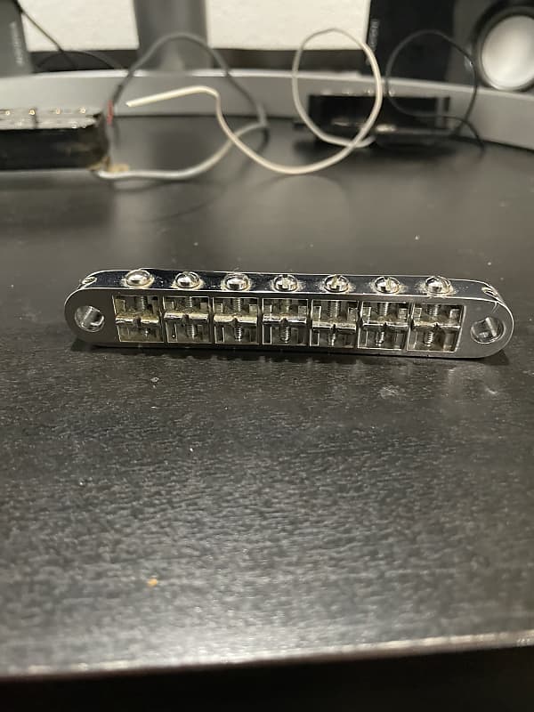 Tune-o-matic 7 string 2023 - Chrome | Reverb