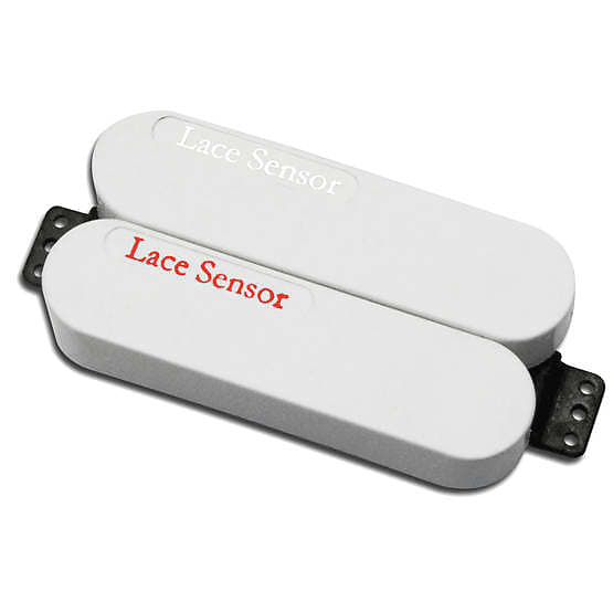 Lace Sensor Dually Red-Silver Humbucker - White | Reverb