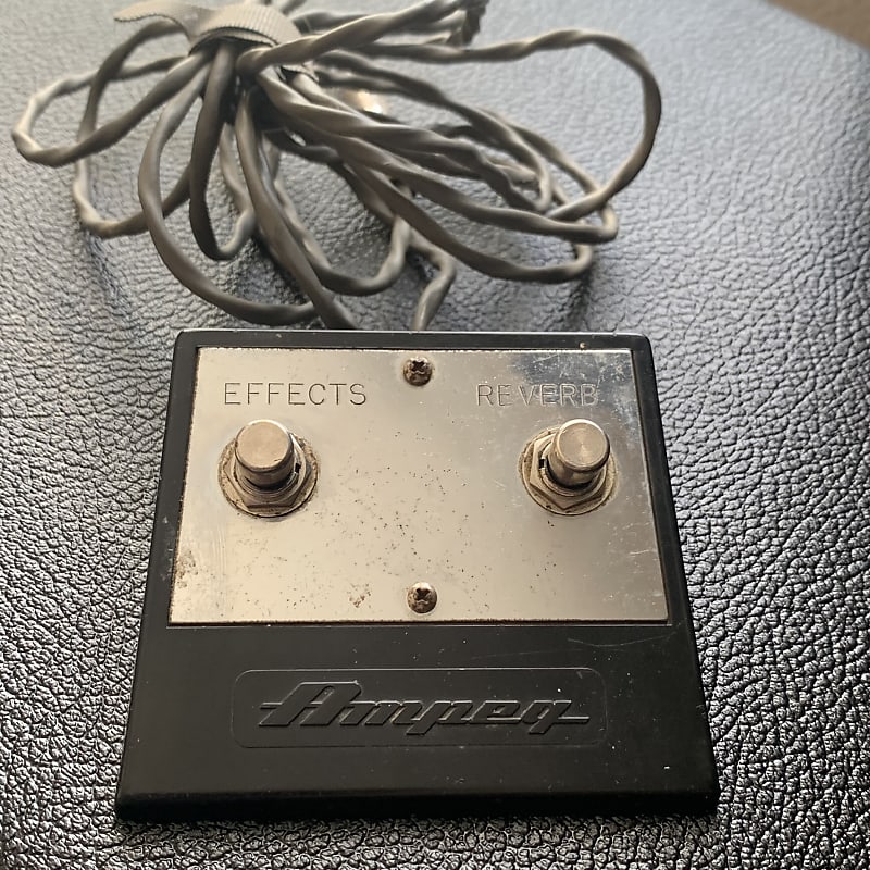 Ampeg two-button footswitch early 70s / late 60s foot switch | Reverb