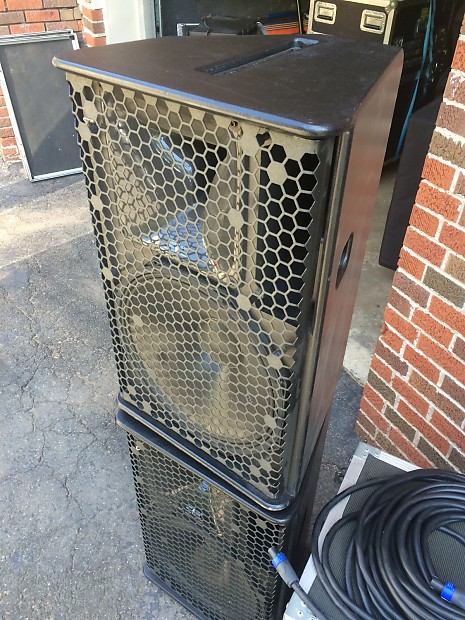 nexo ps15 speakers with td controller mk2, rack, and outboard | Reverb