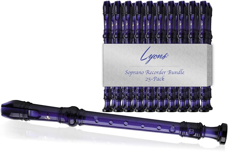 Lyons Soprano Recorder Value Bundle 25-Pack | Reverb