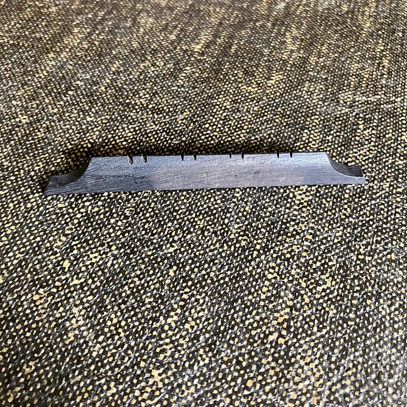 Unknown Antique Ebony Mandolin Bridge | Reverb