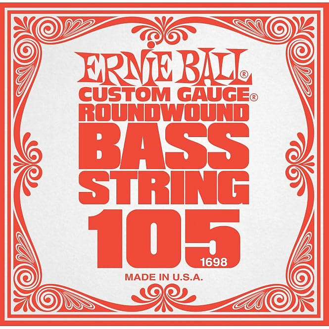 Ernie Ball Single Nickel String 105 BASS String | Reverb