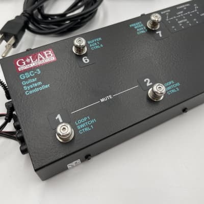 G-Lab GSC 3 Pedalboard Switch with Power Supply - Black | Reverb