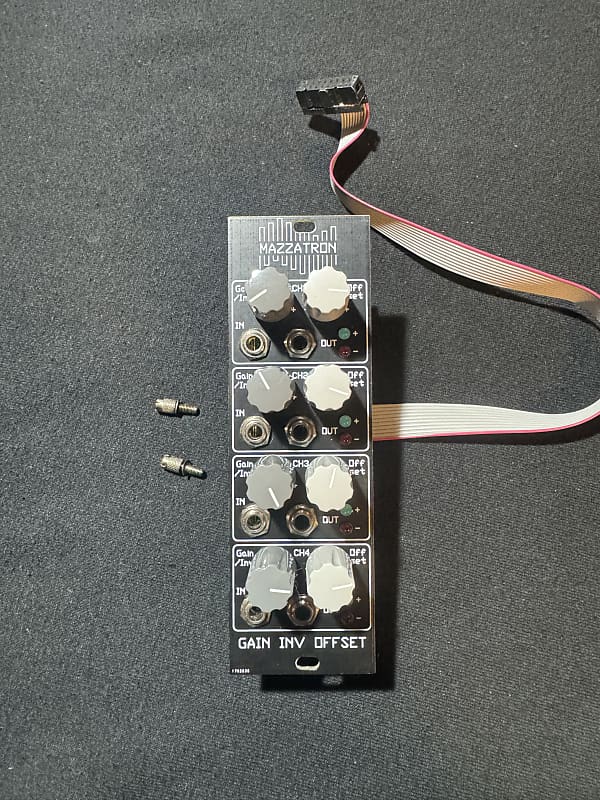 Mazzatron Gain Invert Offset Eurorack Module 2010s - Black | Reverb