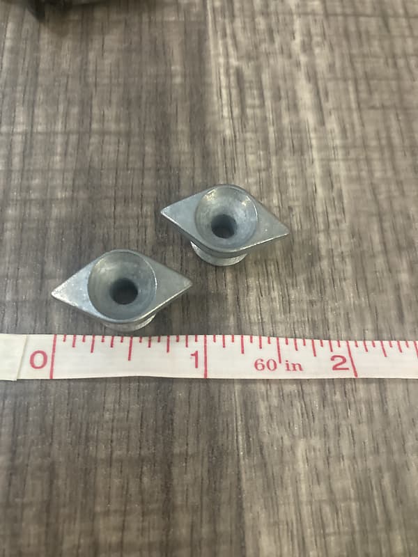 2 NOS Gibson Posi- Loc lock Strap Buttons late 70's early | Reverb